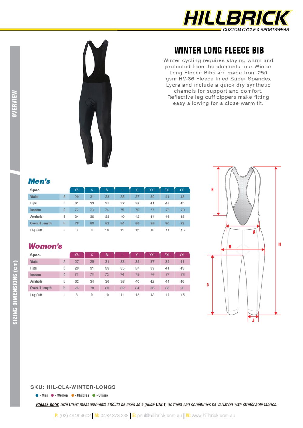 Classic Long Bibs | Hillbrick